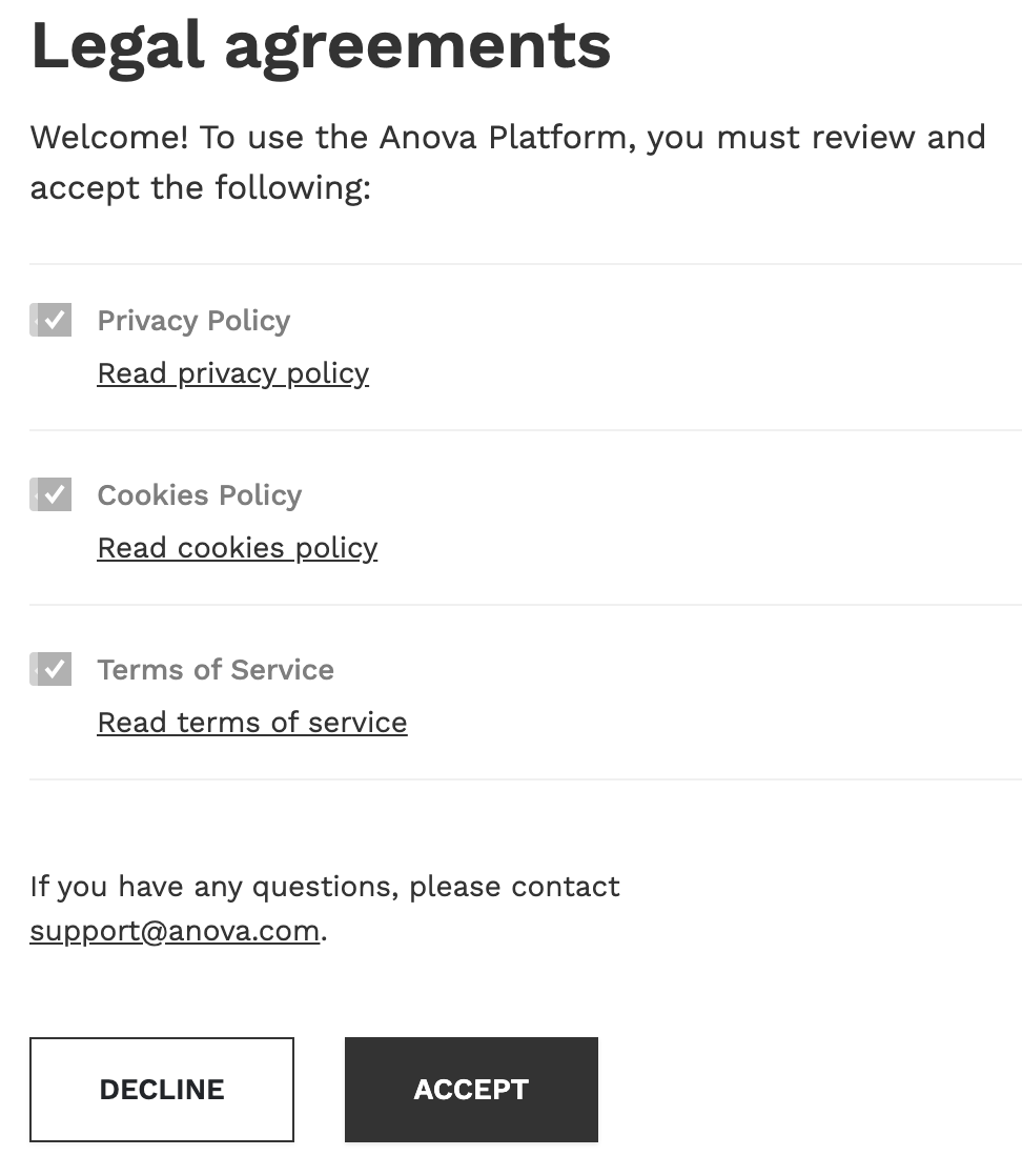 Unify - Login and Account Activation – Anova Support
