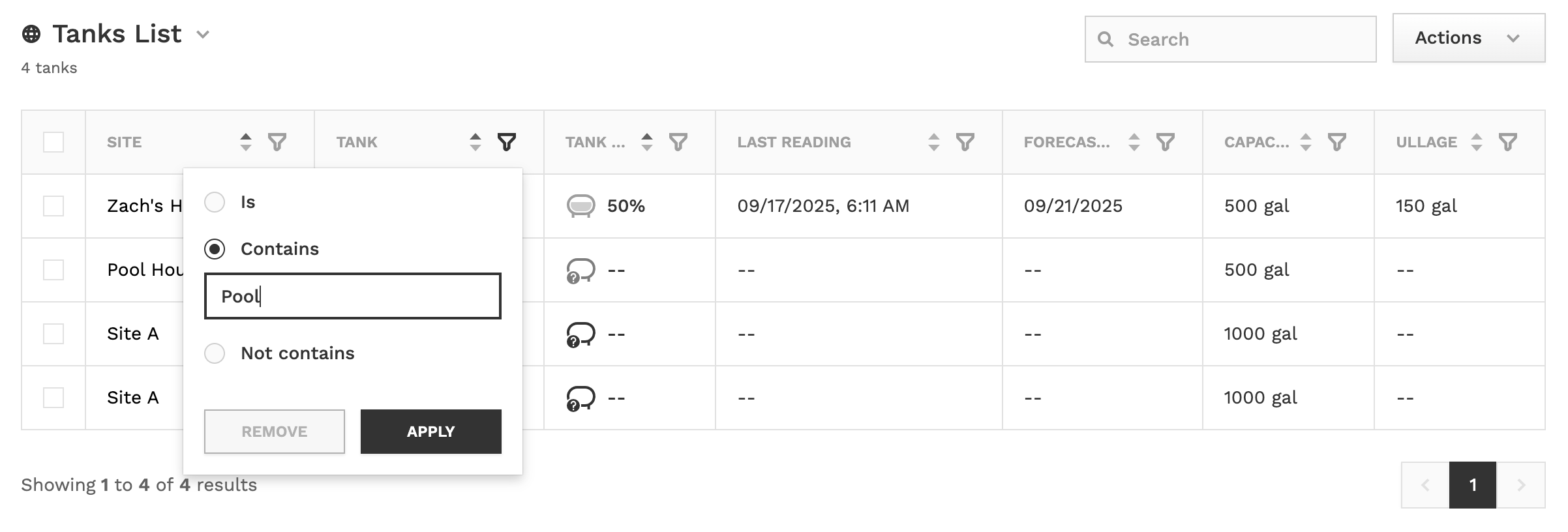 Unify - How to Create and Schedule a Filtered Tanks Report – Anova Support